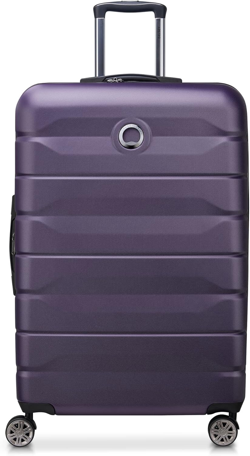 Valise extensible Delsey Air Armour 77 cm Violette - La bagagerie